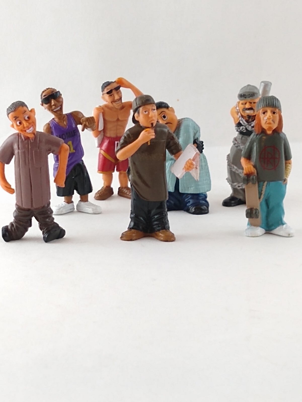 Homies Figures Lot of 7 Series 4,5,6 Gangsta Hoopa,Skater, Puppet,etc ...