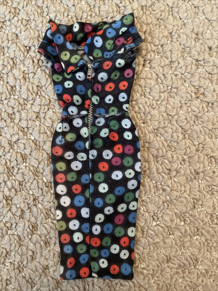 Rare Vintage Barbie Easter Parade Apple Print Sheath #917 ORIGINAL 1959 ...