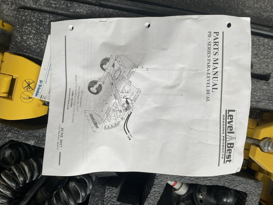 Level Best Laser grading box with PD84 SITECH SV3508 Trimble GCS ...