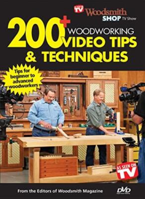 200+ Woodworking Video Tips & Techniques DVD VIDEO EDUCATIONAL skills ...