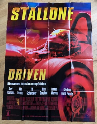 Affiche Pliée 120x160cm DRIVEN (2001) Sylvester Stallone, Burt Reynolds ...