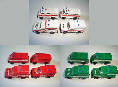 EMERGENCY VEHICLES COLLECTION - ALL 3 MODEL CARS SETS 1:160 N KINDER ...