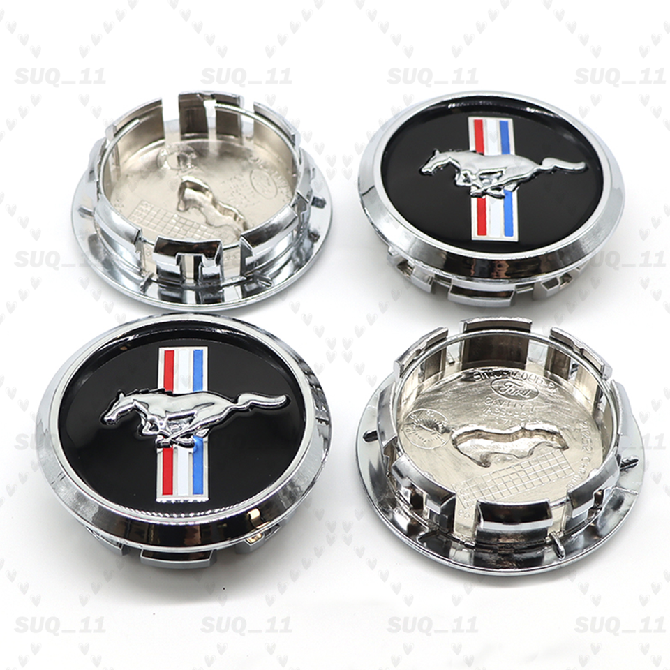 CJ Classics 68MM Black Plastic Snap-In Tri-Bar Wheel Center Cap for ...