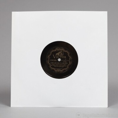 Bags Unlimited S10W - 10 Inch 78 RPM Paper Record Sleeves - 50 Count ...