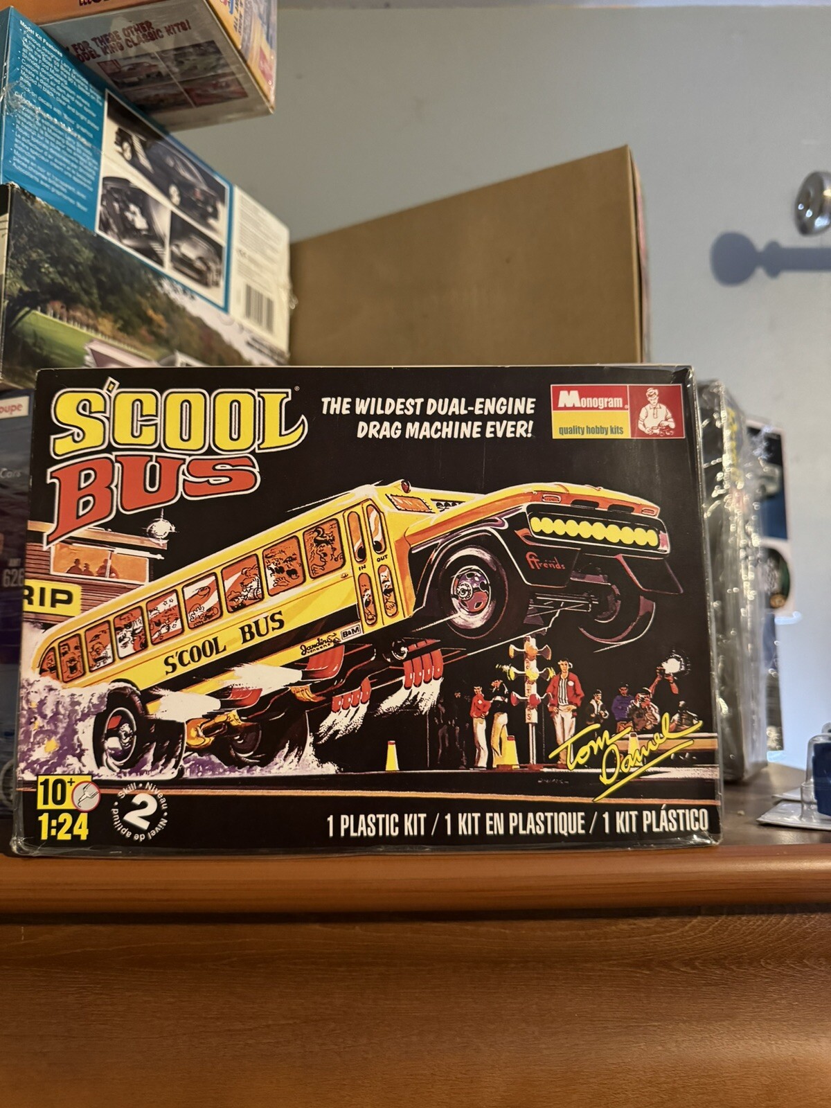 MONOGRAM SCOOL BUS 1:24 SCALE MODEL KIT 85-4080 OPENED COMPLETE Rare | eBay