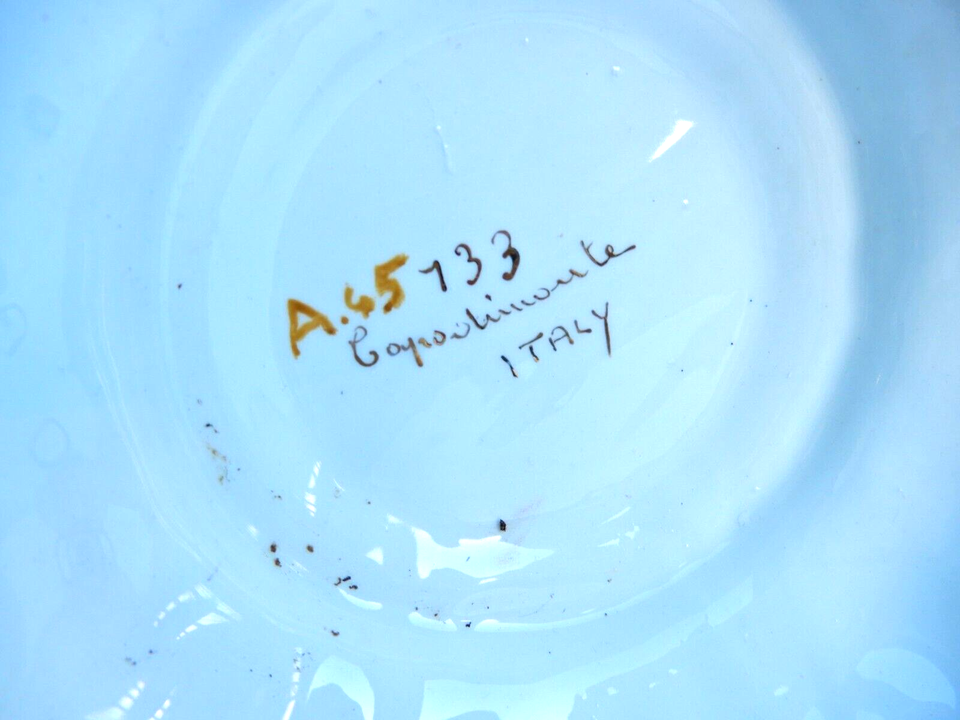 Majestical Vintage Capodimonte Italian marked porcelain Ewer. | eBay