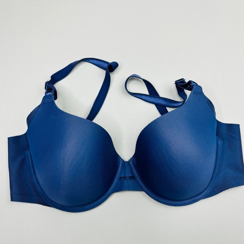 Warners No Side Effects Bra 36B Underwire Satin Padded Back Smoothing ...
