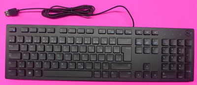 NEW Dell Wired USB French Canadian Keyboard KB216 Black 22X6M | eBay
