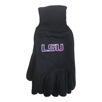 NCAA LSU Tigers Black Technology Gloves | eBay