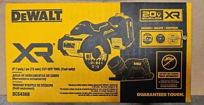 DEWALT DCS438B 20V MAX XR 3" Brushless Cordless Compact Cut Off Tool ...
