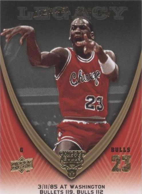Las mejores ofertas en 2008-09 Upper Deck Michael Jordan Legacy ...