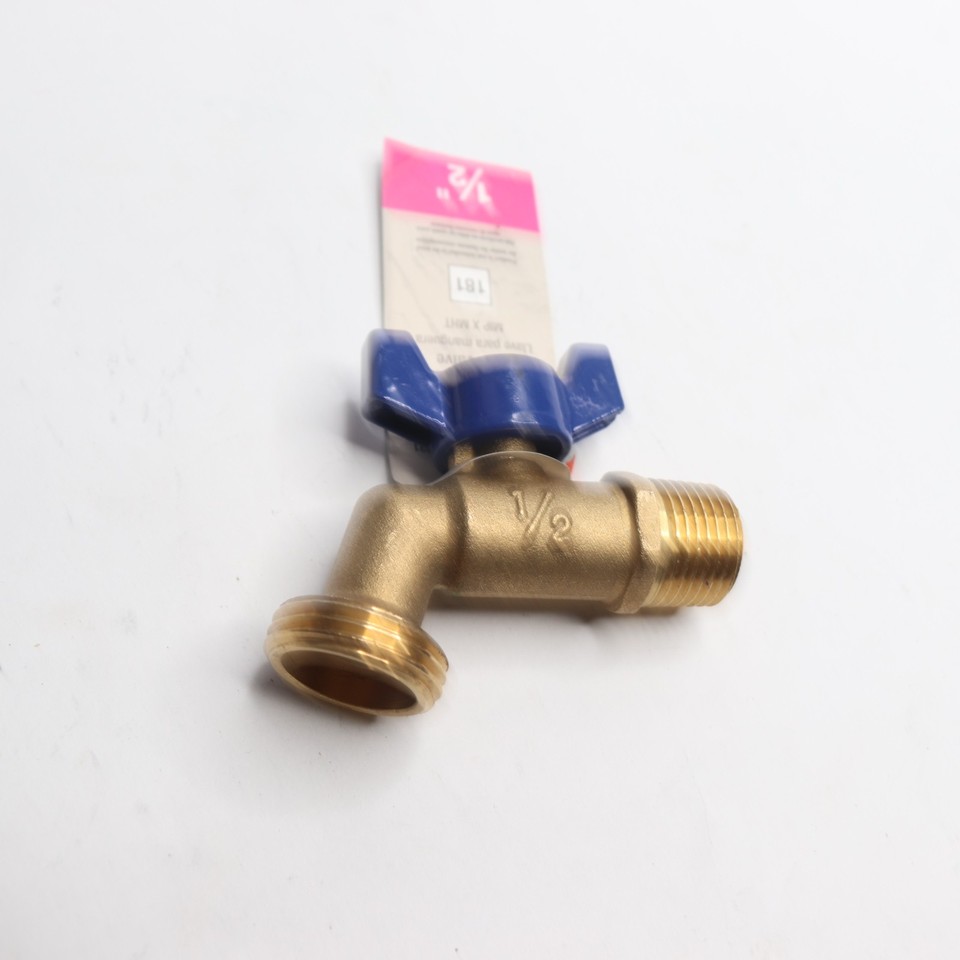 Everbilt Quarter Master Forged Brass MPT and Internal Solder Hose Bibb ...