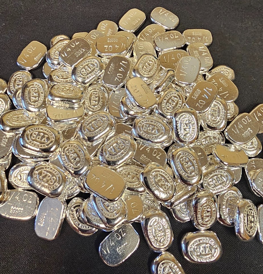1/4 Troy Ounce Hand Poured 999 Silver Bullion "Nugget" by YPS Yeager's ...