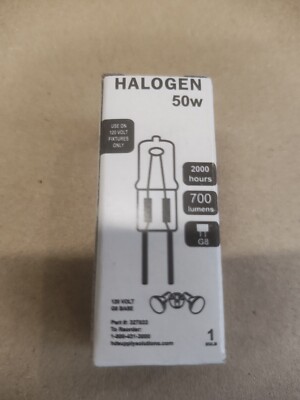 50W G8 120V T4 Halogen Bulb 120V | eBay