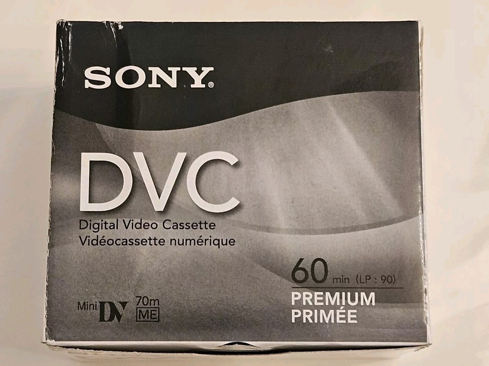 Box of 5 Sony Mini DV DVC Digital Video Cassette Tape 60 Minute NEW | eBay