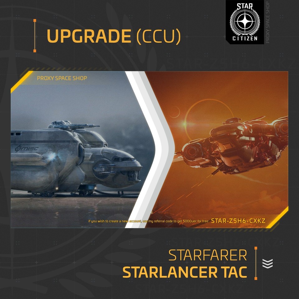 Star Citizen - MISC STARLANCER TAC - UPGRADE - (CCU) | eBay