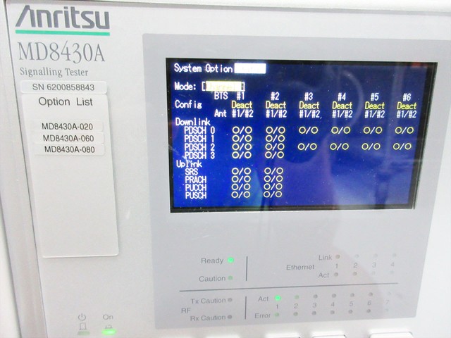 Anritsu MD8430A Signalling Tester With LTE Options SN 6200753073 for ...