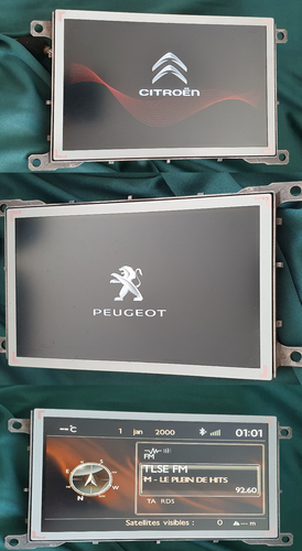 Peugeot 508 Citroen DS5 MULTIMEDIA GPS DISPLAY LCD SCREEN RT6 ...