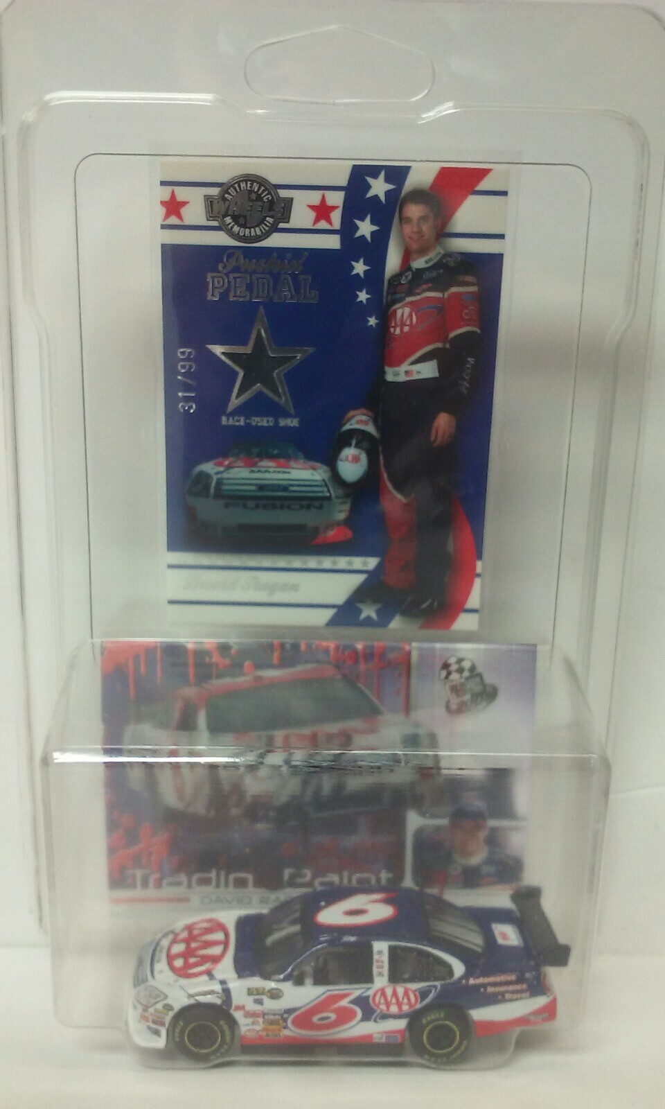 David Ragan Autograph Rookie AAA 1/64 #6 Diecast Ford 2007 Nascar ...