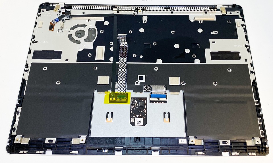 Microsoft Surface Laptop Go 1943 Palmrest Keyboard Touchpad Part Silver ...