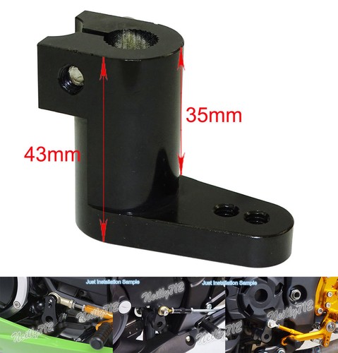 Rearsets Reverse Shift Kit Fit KAWASAKI Ninja 250R EX300 650R ZX6R ...