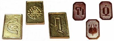 Battlestar Galactica Themed Original And New Cubits Metal Set of 4 Bars ...