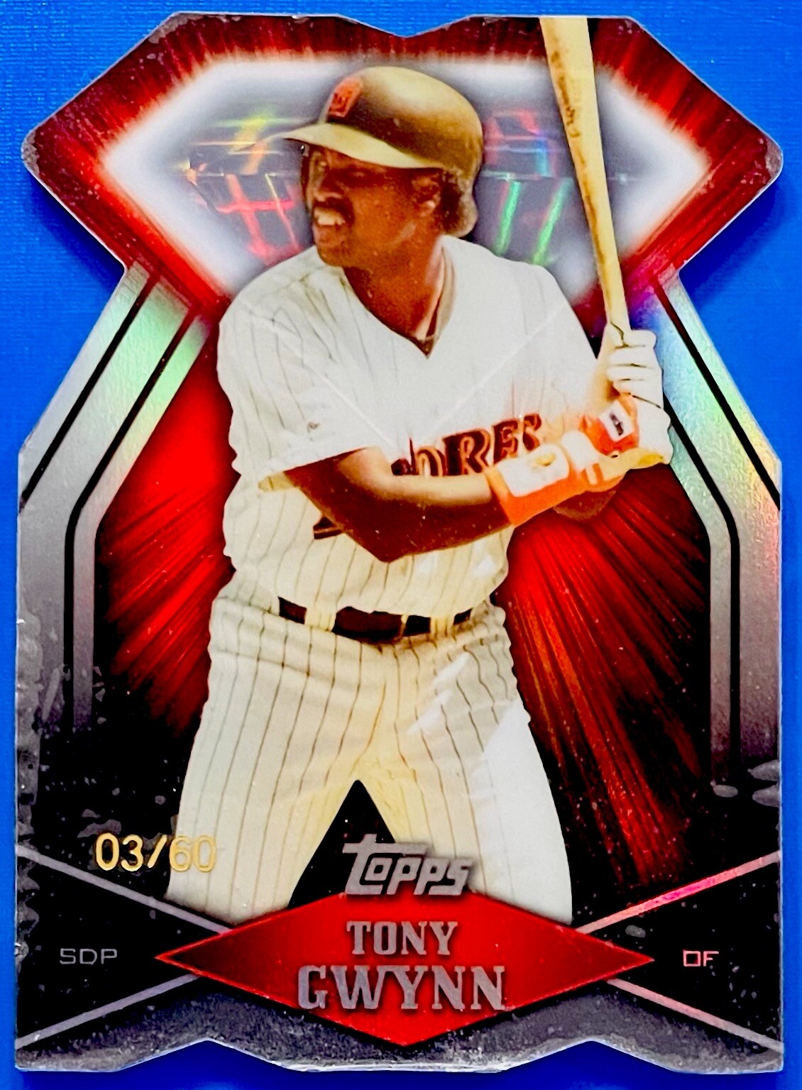 2011 Topps Die-Cut Black Diamond #d 3/60 Tony Gwynn #DDC-75 HOFer ...