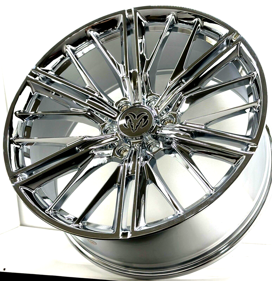 22 x9.5" Chrome Camaro ZL1 OE Replica Wheels fits RAM 1500 Limited 6x5 ...