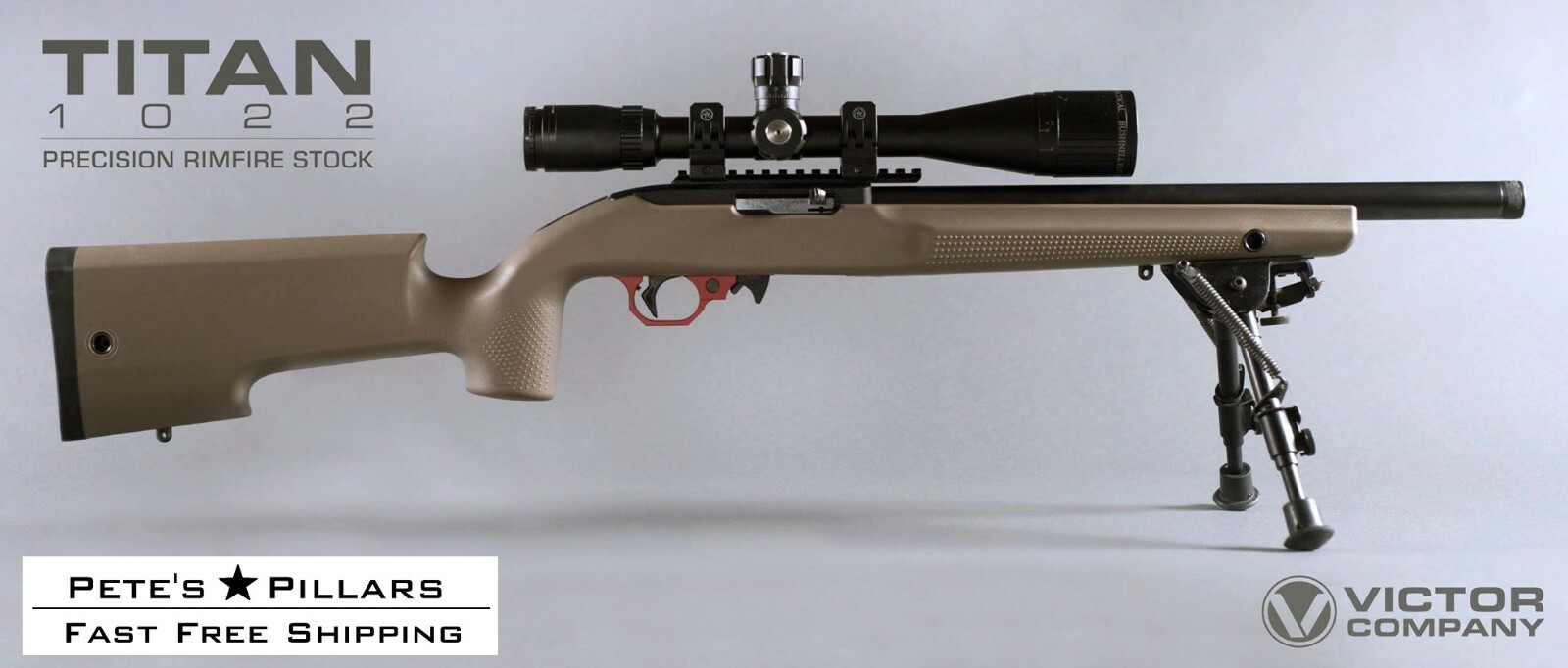 Victor Company TITAN22 Ruger 10/22 Precision Rimfire Stock Kidd ...