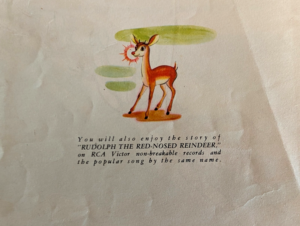 Rudolph The Red Nosed Reindeer SIGNED by Robert May, The Author ...