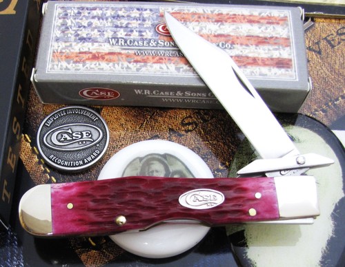 Case XX Cheetah Knife 2012 HOT PINK MAGENTA Bone 6111 1/2L MIB Original Box! NR | eBay