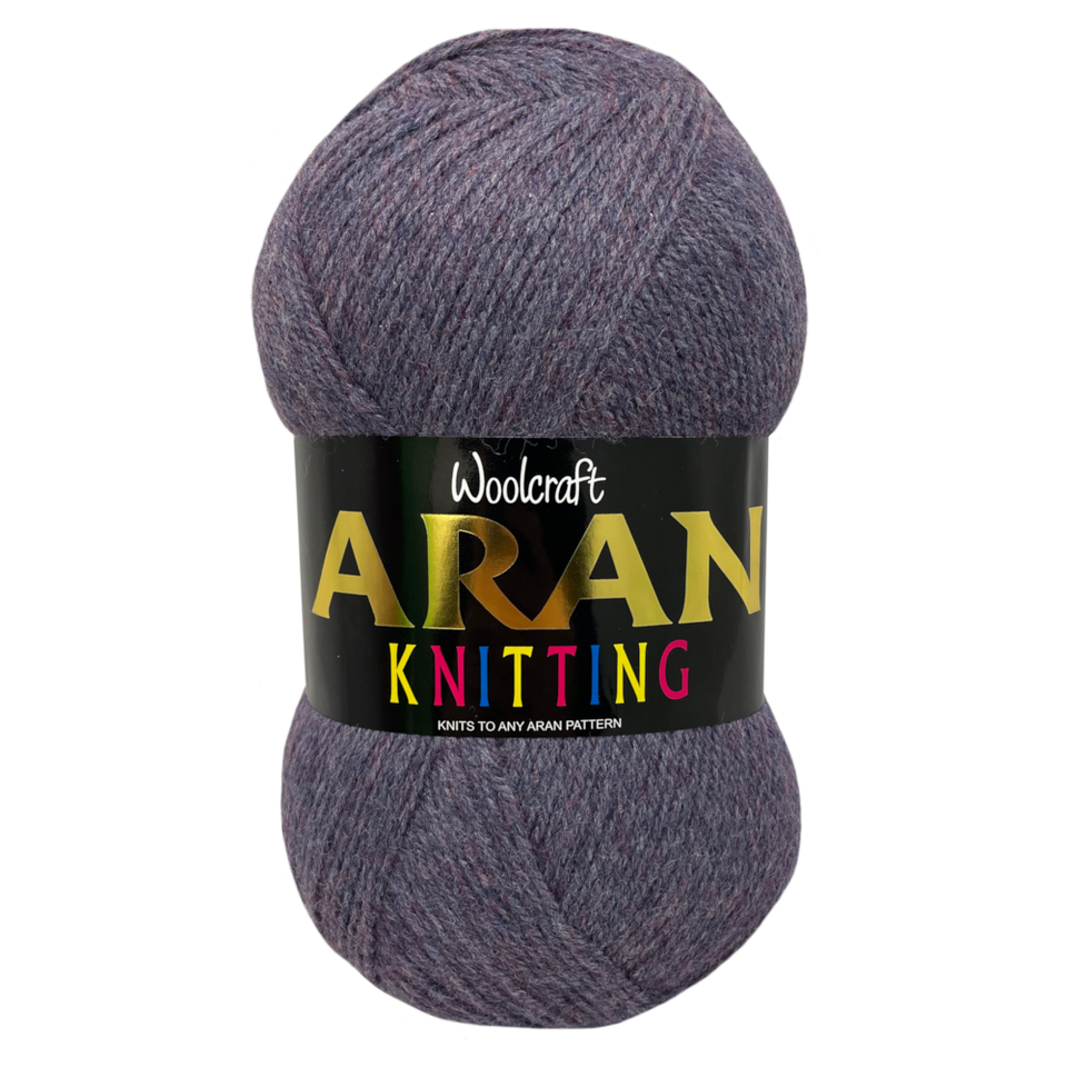 Aran Wool Woolcraft Aran 400g Knitting Yarn, Acrylic Or Wool Mix 40 ...