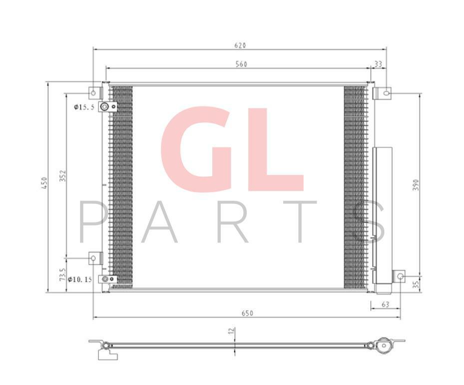 FOR HONDA CIVIC USA 2016- Air Condenser A/C Radiator Conditioning 80100 ...