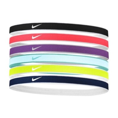 Fasces Nike Swoosh Headbands 6PK N1002020150OS Sport Tennis Headband ...