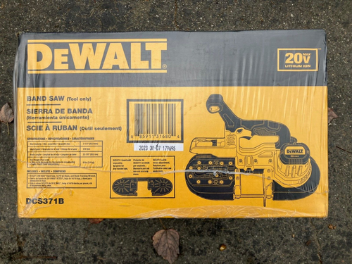 DEWALT 20V MAX Portable Bandsaw Li ion Cordless DCS371 DCS371B DCS371BR ...