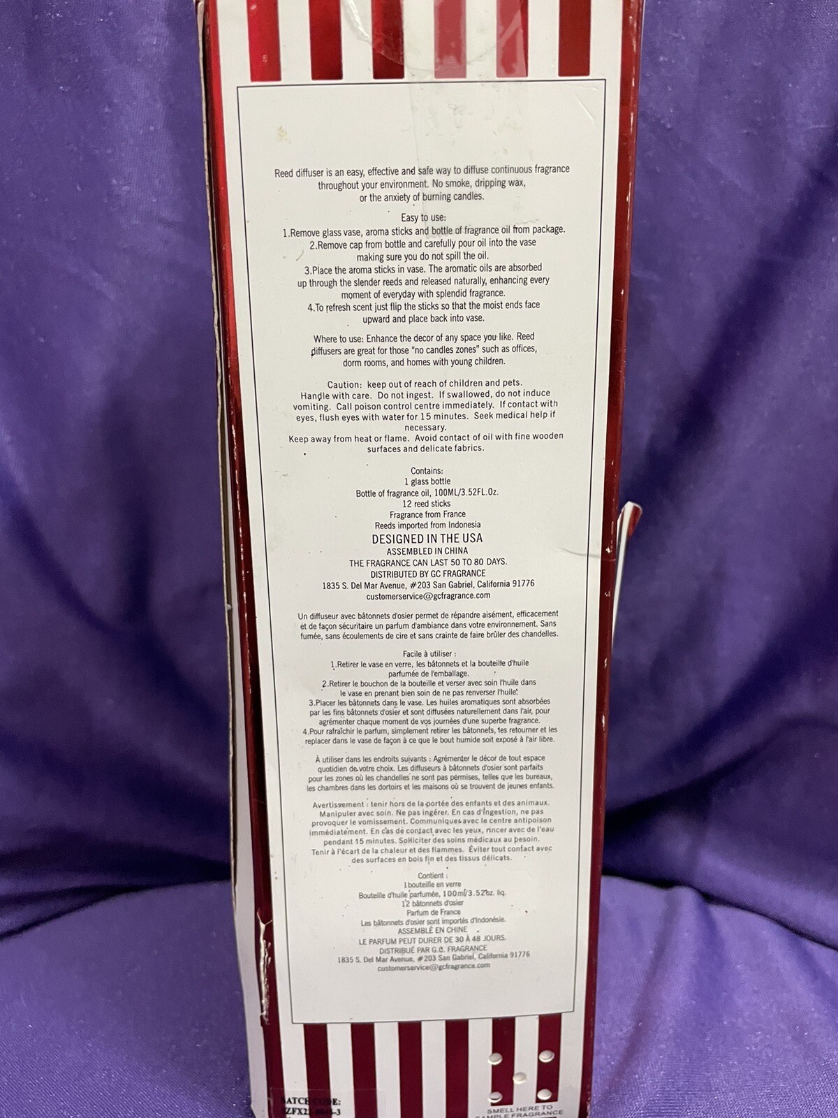 New GC Fragrance High Fragrance Reed Diffuser Spiced gingerbread | eBay