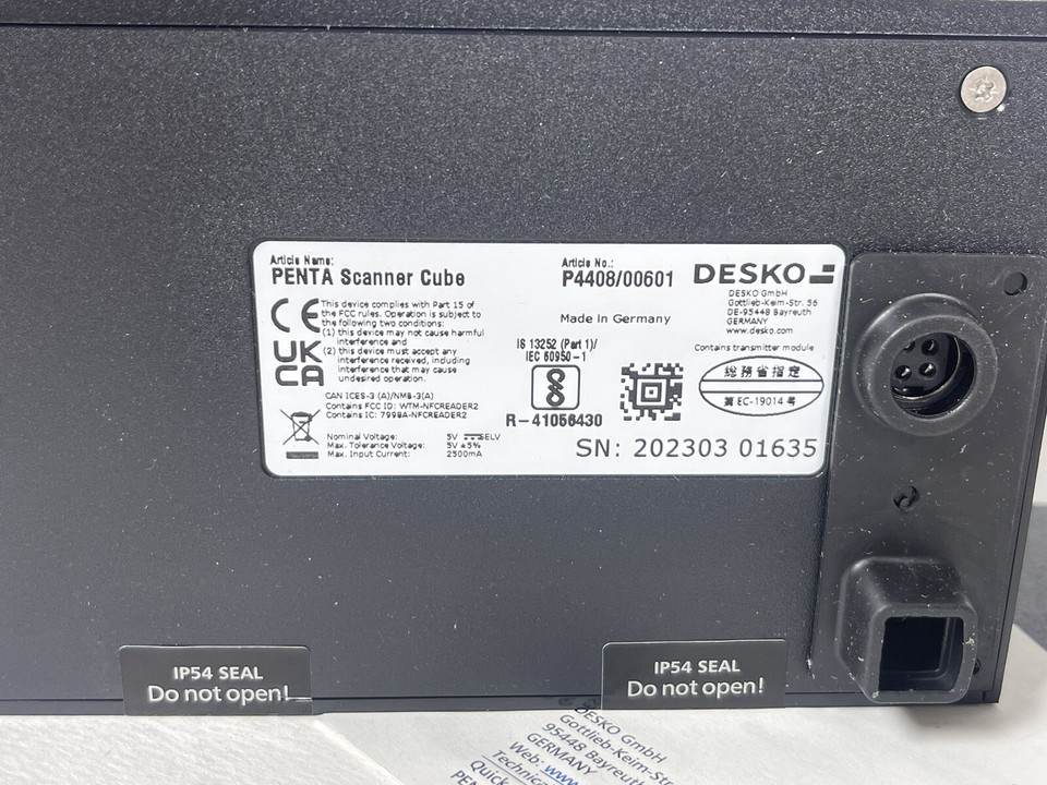 NEW DESKO PENTA SCANNER CUBE for PASSPORT ID DOCUMENT DRIVERS LICENSE ...