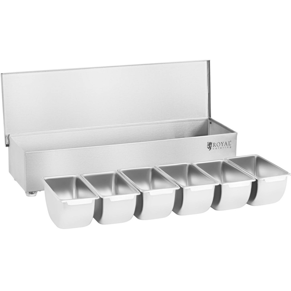 Hotel Condiment Storage Holder Stainless Steel Cocktail Bar Condiment ...