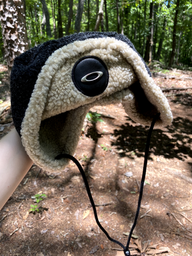 Vintage Oakley Black & Tan Ushanka Trapper Ski Hat Seen on Travis Scott ...