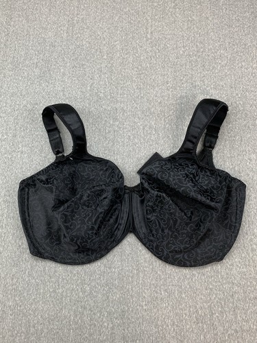 Bali 3562 Classic Support Underwire Bra Womens Size 36G Black Fabric ...