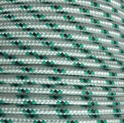 8mm x 40m Polyester Rope Double Braid Marine Yacht Sailing Mooring Boat ...