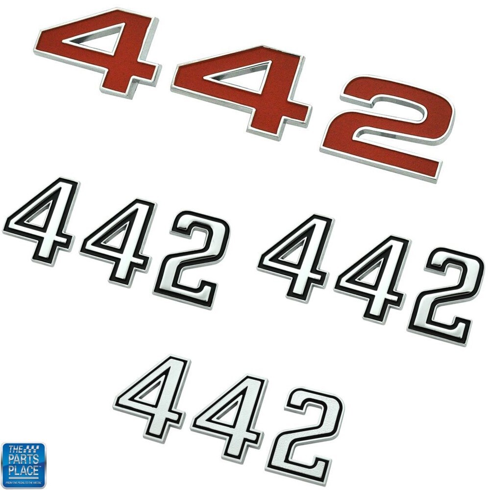 1972 Oldsmobile Cutlass / 442 Emblem Kit - Grille / Fender / Trunk | eBay