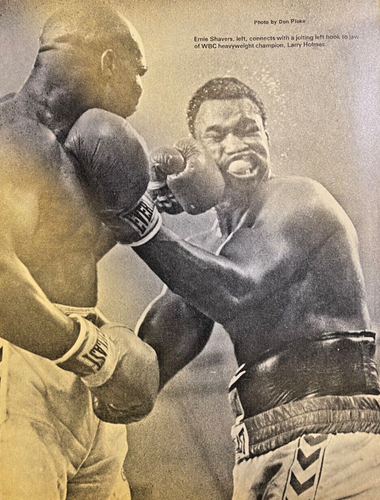 1980 Boxing Match Between Larry Holmes & Earnie Shavers | eBay