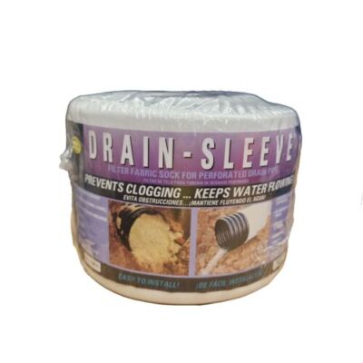 Filter Fabric Sock for Perforated Drain Pipe (30 meters/100ft) | eBay UK