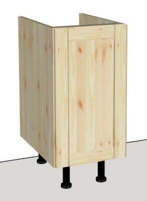 Solid Wood Kitchen Base unit 400mm wide | eBay UK