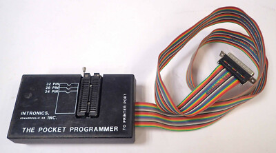 INTRONICS THE POCKET PROGRAMMER READING WRITING EPROM w/ PRINTER PORT ...