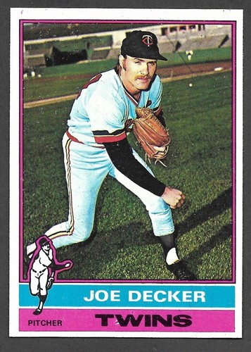 1976 TOPPS #636 Joe Decker MINNESOTA TWINS NM A | eBay