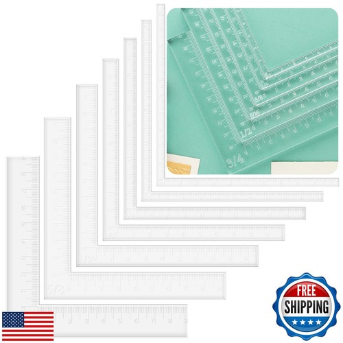 Briartw 7 Pcs/Set L-Square Ruler,Creative Positioning Tools with ...
