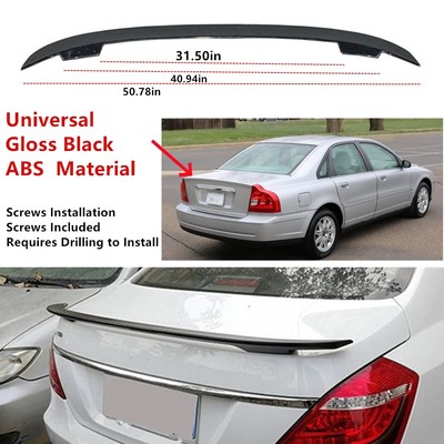 Fit For Volvo S80 2000-2006 Universal 50.7'' Painted Rear Trunk Spoiler ...