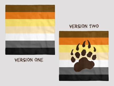 Bear Pride Bandana / Handkerchief LGBT LGBTQ LGBTQIA Gay Pride 24" w ...